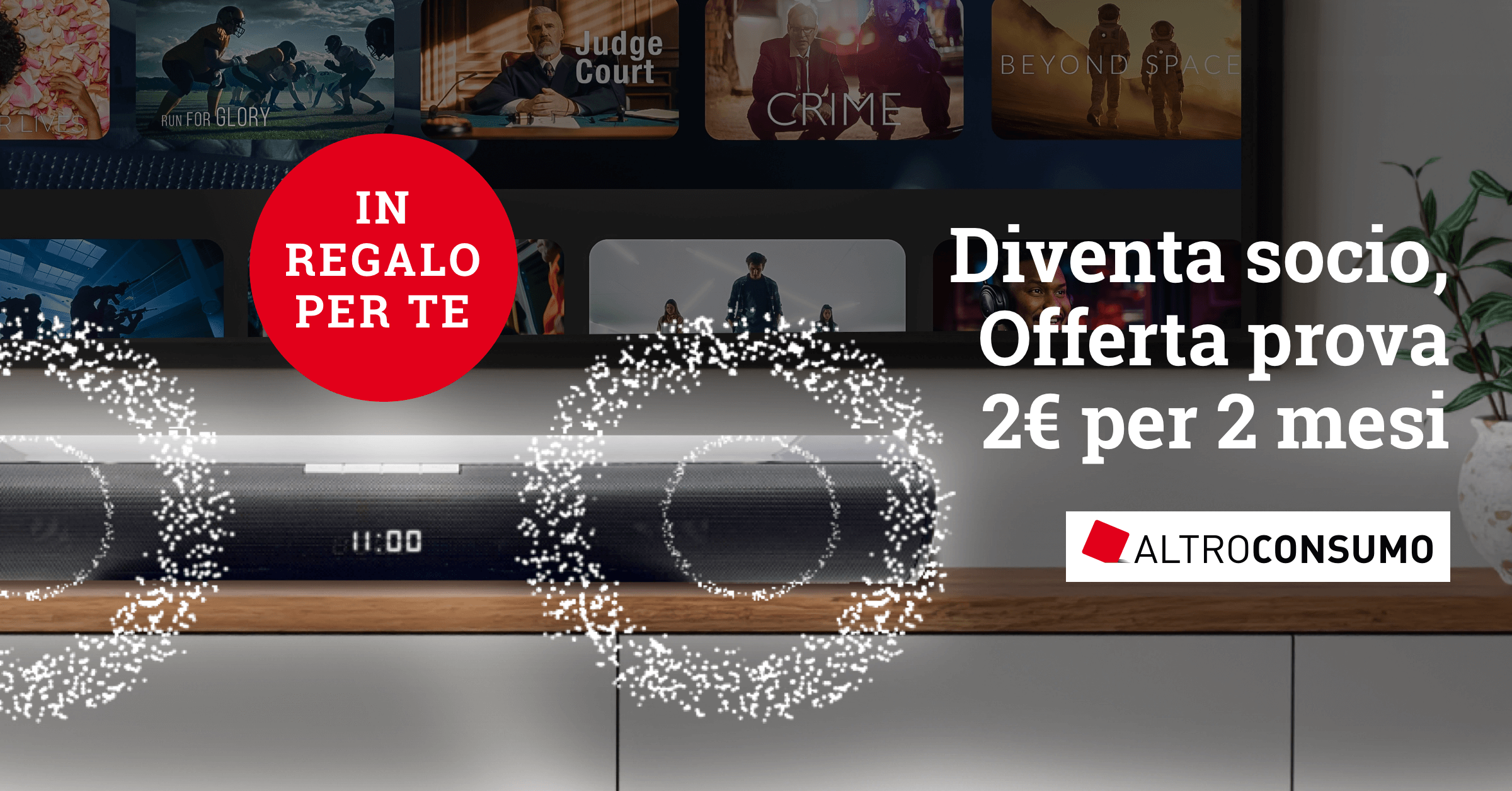 Scopri Altroconsumo con 2€ per i primi 2 mesi + 50% di sconto per 12 mesi